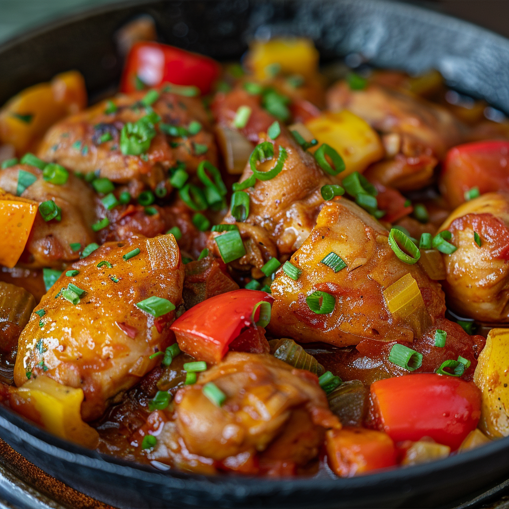 Filipino Chicken Afritada Sa Gata Stew (Keto, Low-Carb ...