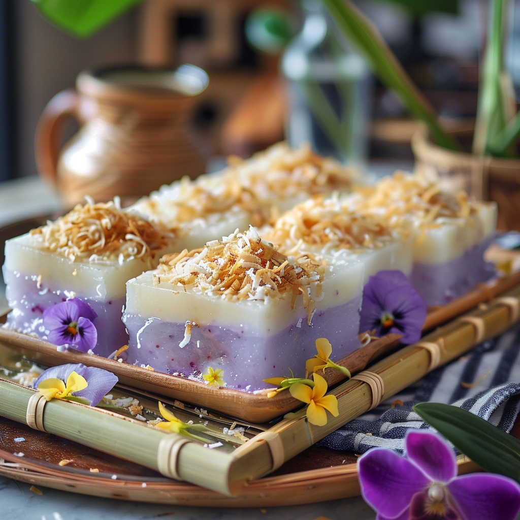 Filipino Ube Maja Blanca (Sugar-Free, Paleo) – Ketobeastbeauty.com